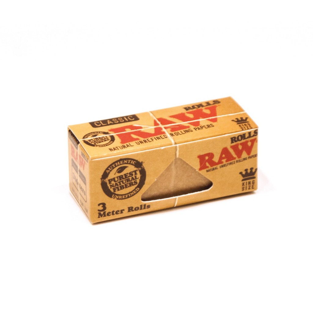 Raw Classic Rolling Paper Rolls - Johnny's Tobacconist