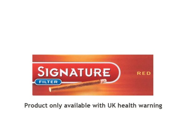 Signature Red Filter Cigarillos WAS CAFE CREME | Johnny's Tobacconist