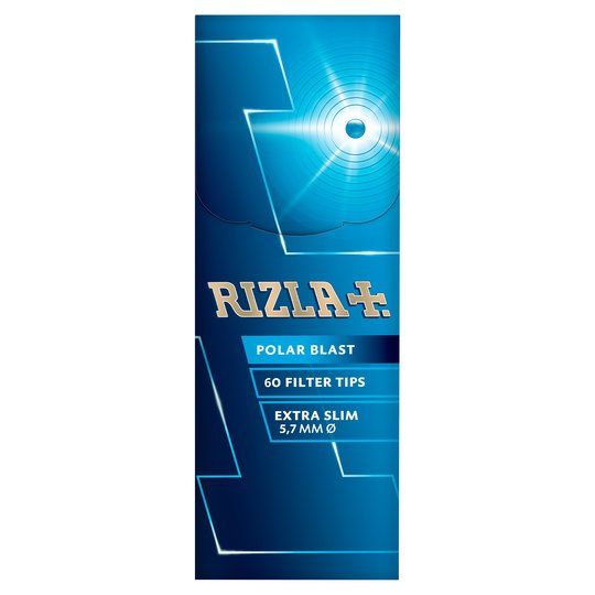 Rizla Polar Blast Extra Slim Filter Tips - Johnny's Tobacconist