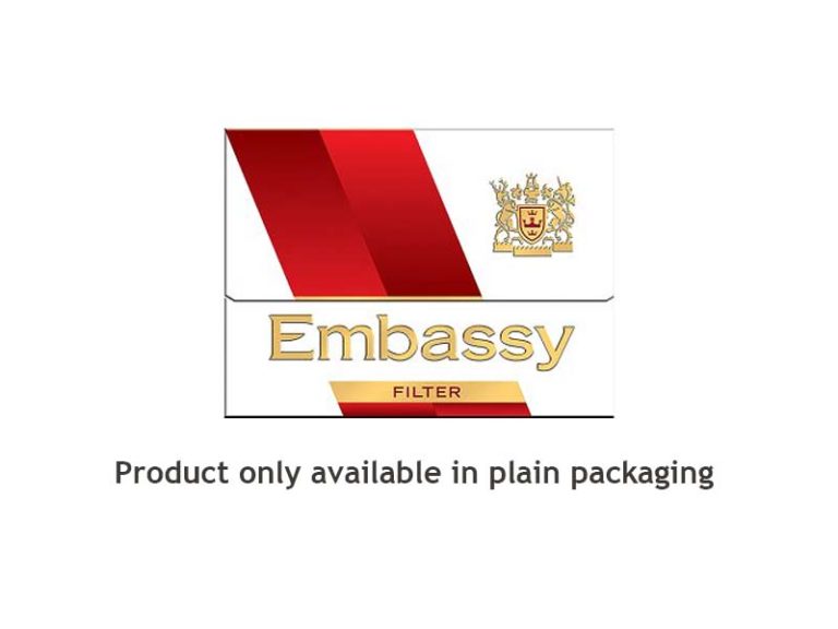 Embassy Filter Cigarettes - Johnny's Tobacconist