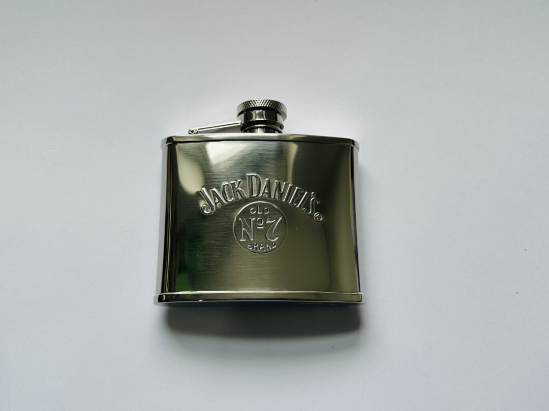Jack Daniels Hip Flask 4oz - Johnny's Tobacconist