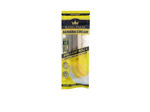 King Palm Banana Cream Wave Mini Rolls - Johnny's Tobacconist